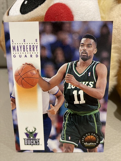 NBA 1993-94 SKYBOX Premium Fresh Card Lee Mayberry Milwaukee Bucks EUR ...