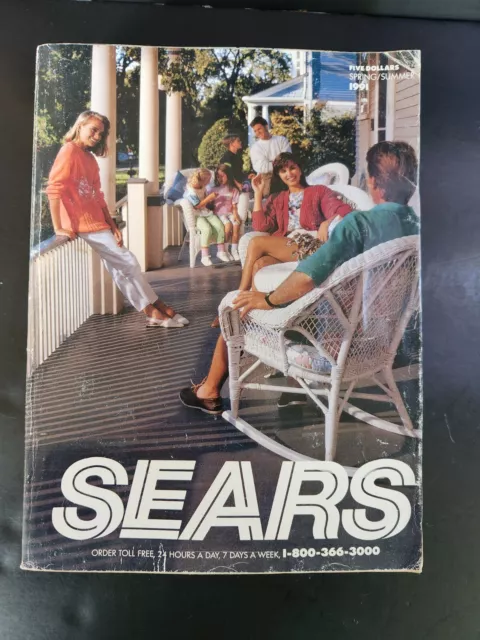 VINTAGE 1991 SEARS Roebuck Spring/Summer Catalog Lifestyle Clothing ...