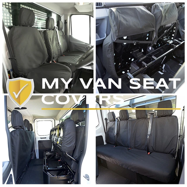 FORD TRANSIT VAN MK9 (Inclus Benne) Tout Siège Housses (2014 À ) Noir ...