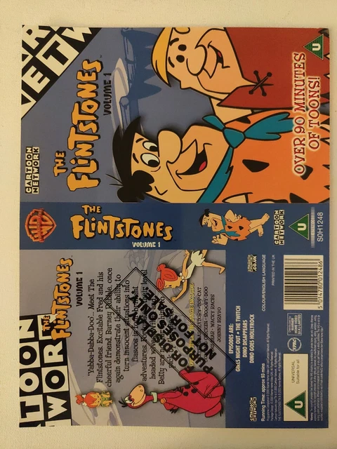 THE FLINTSTONES VOLUME 1 Promotional VHS Cover £6.00 - PicClick UK