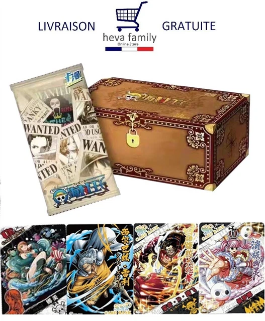 ONE PIECE BOX DISPLAY de 20 Boosters Coffre Marron ! Anime TCG CCG ...