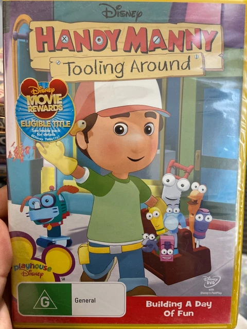 HANDY MANNY - Tooling Around NEW/sealed region 4 DVD (Disney kids tv ...