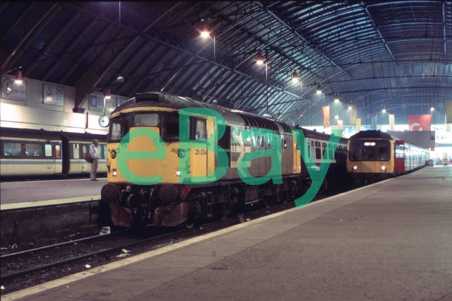 35MM RAILWAY SLIDE of Class 26 26034 @ Glasgow Queen Street Copyright ...