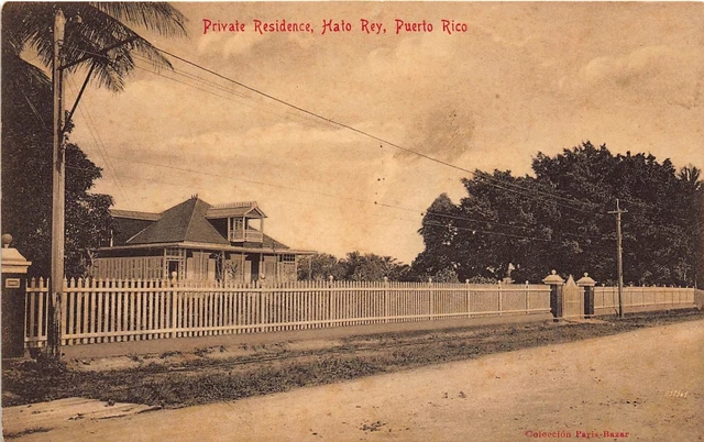 PUERTO RICO - VERY RARE! 1900’s Residence Hato Rey - San Juan, P.R. £35 ...