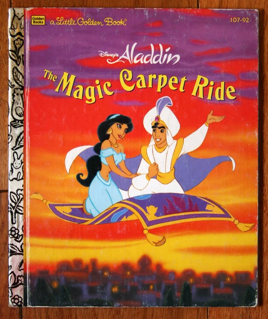 WALT DISNEY'S ALADDIN The Magic Carpet Ride Little Golden Book 1993 107 ...