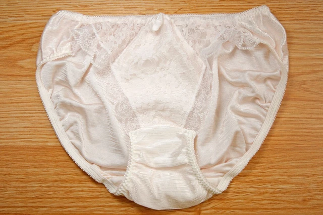 Vintage Japanese Nylon Shiny Slippery Pretty Cute Light Glittering