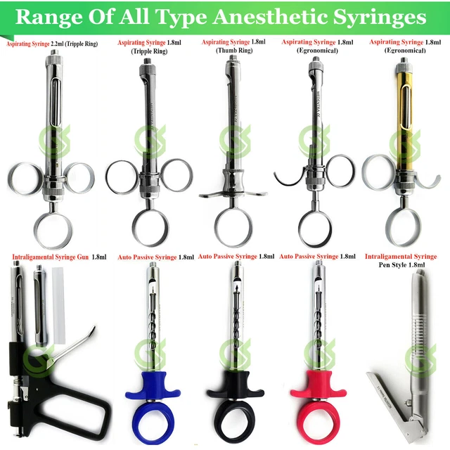 DENTAL STUDENT ASPIRATING Syringe Perio Anesthetic intraligamentary ...