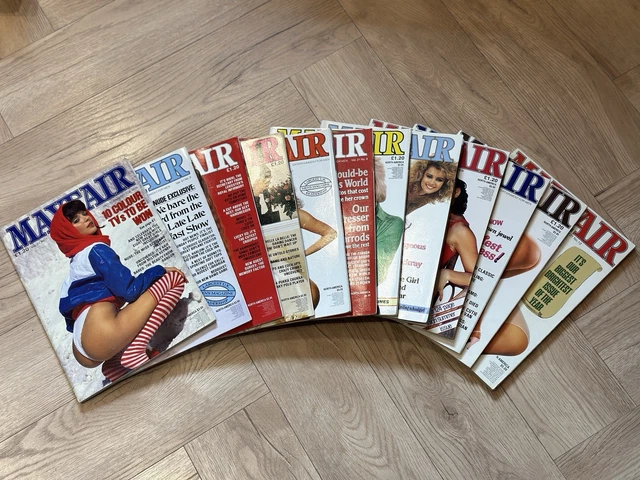 MAYFAIR MAGAZINE VINTAGE Complete Volume 21 - Issues 1 to 12 great ...