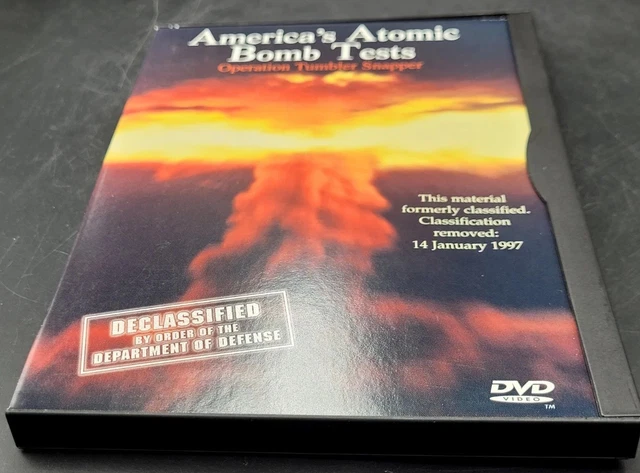AMERICA’S ATOMIC BOMB Tests; Operation Tumbler Snapper DVD $9.99 ...