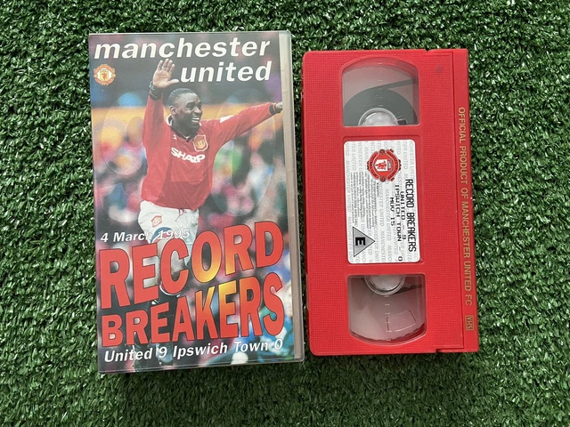 RARE MANCHESTER UNITED Record Breakers March 1995 VHS Video Tape £5.00 ...