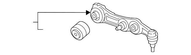 GENUINE MERCEDES-BENZ LOWER Control Arm 205-330-67-10 £303.76 - PicClick UK