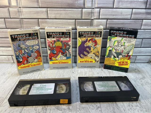 LOT OF 6 1984 Transformers FHE VHS Tapes Vol 3/5/7/8/9/10 Rare $48.65 ...