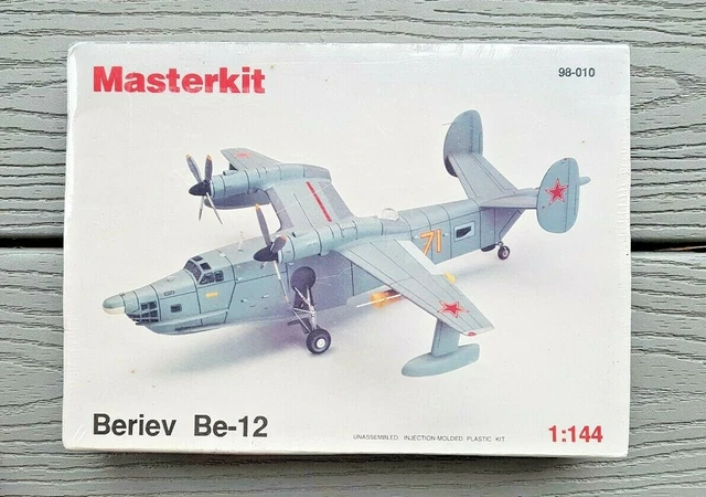 MASTERKIT 1/144 RUSSIAN / Soviet Beriev Be-12 Aircraft Model Kit # 98 ...