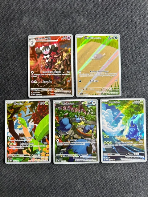 CARTE POKÉMON LOT de 5 AR Full-Art EV02 Evolution à Paldea NEUF FR ⭐️ ...