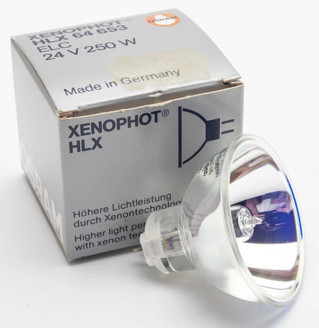OSRAM XENOPHOT HLX 64 653 Elc 24V 250W Ampoule Lampe - Neuf EUR 28,80 ...