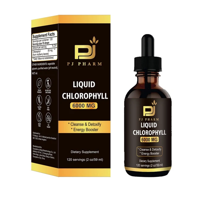 LIQUID CHLOROPHYLL DROPS, Chlorophyll Liquid Drops for Water ...