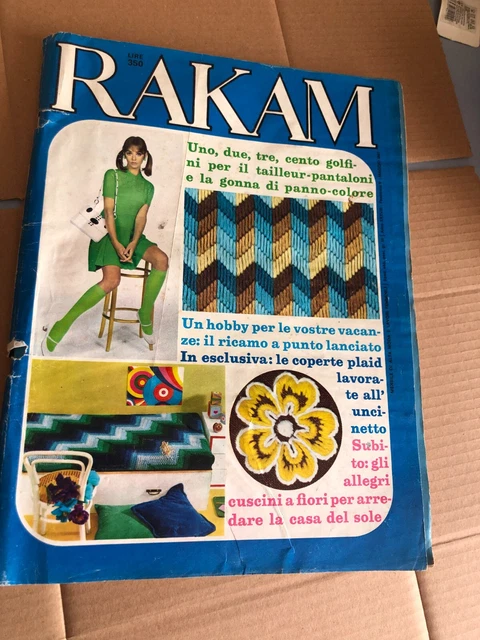 MAGAZINE RAKAM MENSUEL de Haute Mode Et Travaux Féminin Ans 60 Couture ...