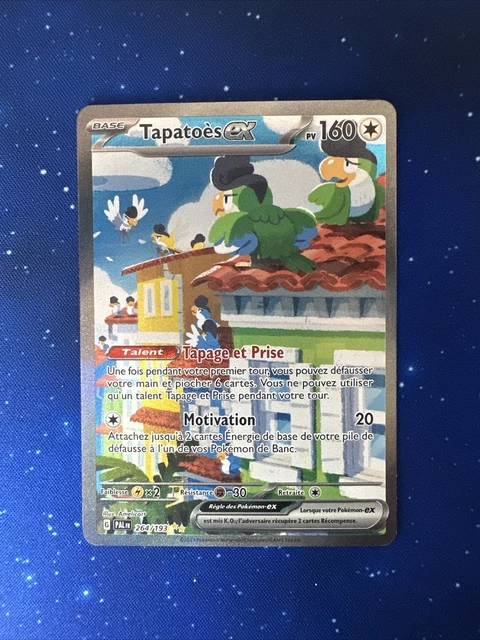 CARTE POKÉMON TAPATOÈS Ex PAL FR 264/193 Évolution À Paldea Écarlate ...