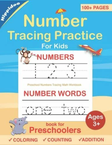 NUMBER TRACING BOOK for Preschoolers: Preschool Numbers Tracing Math ...