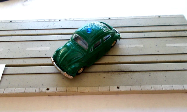 FALLER AMS B1 VW Käfer Polizei Typ 2 * guter Zustand * Motor läuft an ...