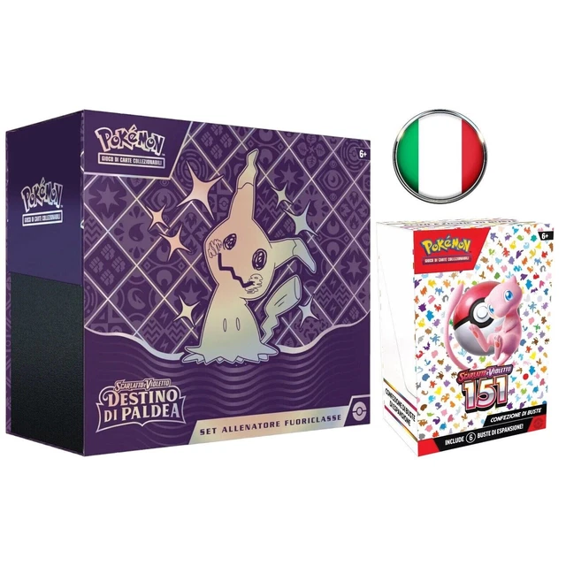 POKEMON 151 BUNDLE 6 Sachets Box Destino De Paldea ETB Set Formateur ...