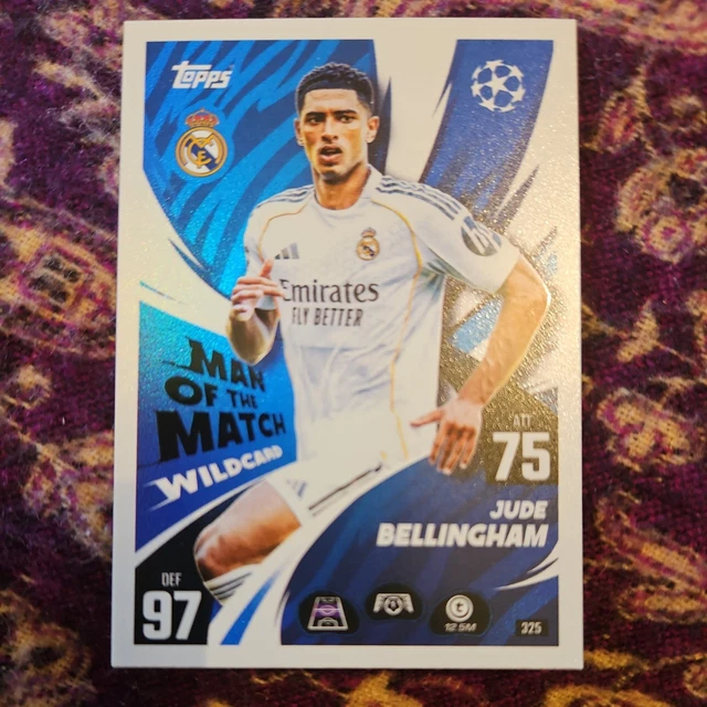 TOPPS MATCH ATTAX 25/26 TCG : Jude Bellingham / MOTM #325 £0.09 ...