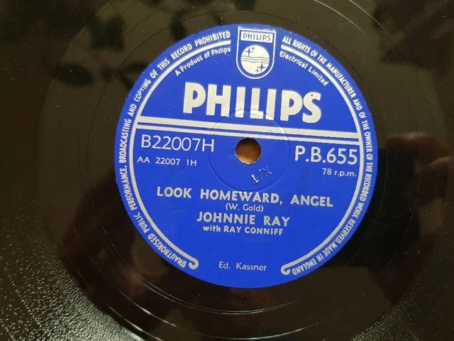 JOHNNIE/ JOHNNY RAY - Look homeward, angel Schellack 78 rpm EUR 37,99 ...
