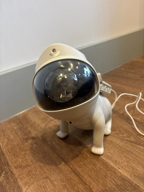 GALAXY PROJECTOR ROBOT Dog Star Built-In Bluetooth Speaker with Night ...