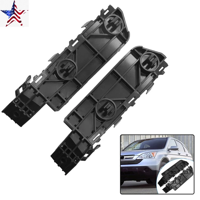 ABS FRONT BUMPER Retainer Mounting Brackets Set For 2007-2011 Honda CR ...