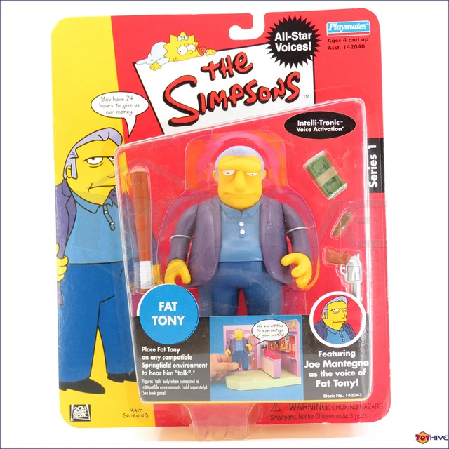 THE SIMPSONS - Fat Tony Joe Mantegna - Intelli-Tronic All-Star Voices ...