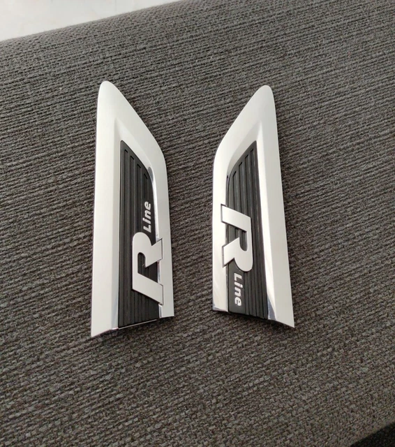 VW TIGUAN R Line Emblem Logo Schriftzug Rechts Links Kotflügel ...