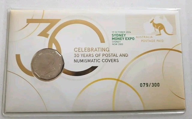 2024 SYDNEY ANDA Celebrating 30 Years of Postal & Numismatic Covers 79/ ...