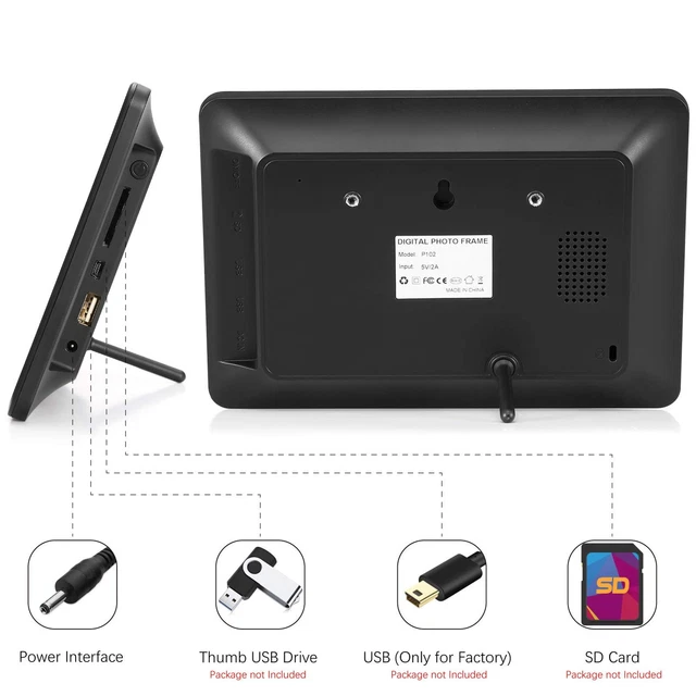 DIGITAL PHOTO FRAME WiFi Digital Picture Frame 1920x1080 Touch Screen ...