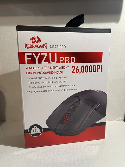 REDRAGON M995 PRO Ultra Lightweight Wireless & Bluetooth Gaming Mouse ...