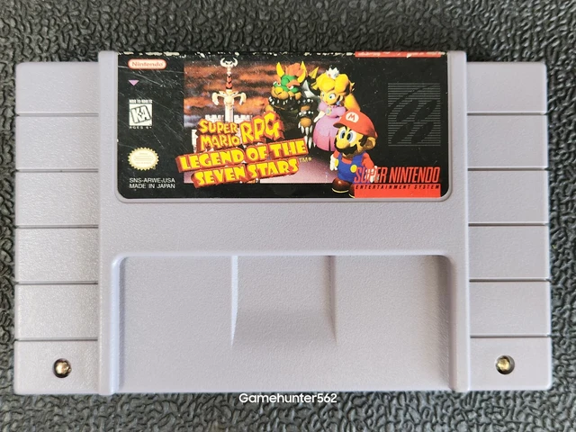 SUPER MARIO RPG: Legend of the Seven Stars SNES 1996 Cartridge Only ...