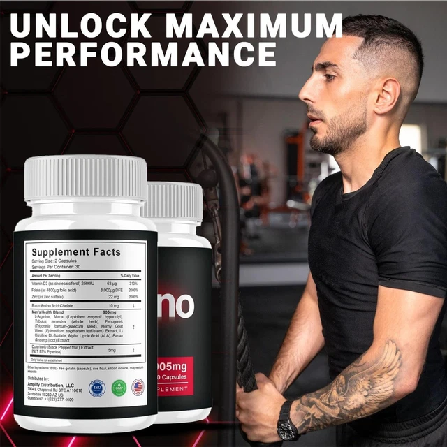 BRUNO MAXIMUM PERFORMANCE Supplement Bruno Premium Pills (60 Capsules ...