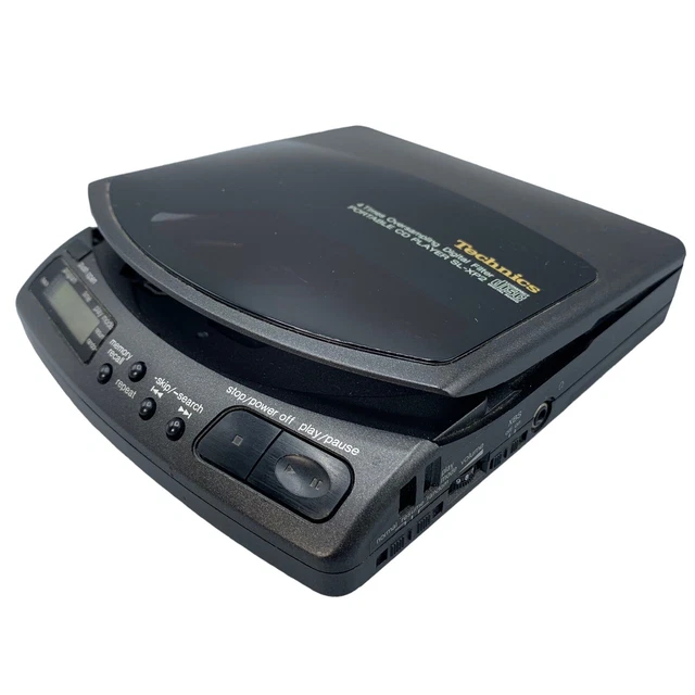 TECHNICS SL-XP2 PORTABLE CD Player Black Vintage 1990s 1980s Tested ...