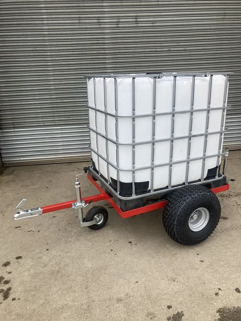 IBC WATER TANK Trailer ATV Quad Bowser £650.00 - PicClick UK