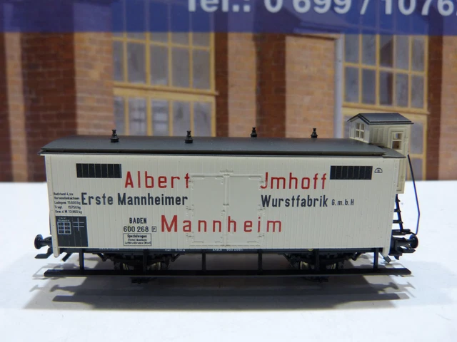GEDECKTER GÜTERWAGGON & Albert Imhoff " von Märklin 20/43 EUR 6,60 ...