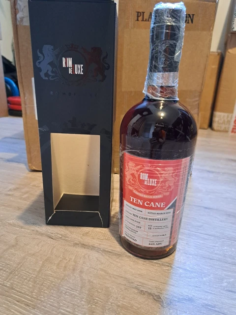 ROM DE LUXE Limited Batch Series Ten Cane 2008 brut de fût EUR 190,00 ...