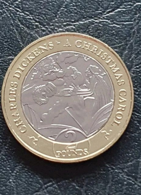 CHARLES DICKENS A Christmas Carol 2020 Two Pound Coin £12.85 - PicClick UK