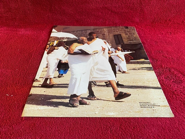 FRAMED PICTURE 11X9 Denzel Washington As Malcolm X £27.99 - PicClick UK