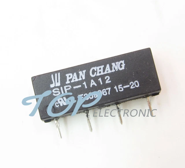 12V RELAY SIP-1A12 Reed Switch Relay 4PIN for PAN CHANG Relay NEW $1.77 ...