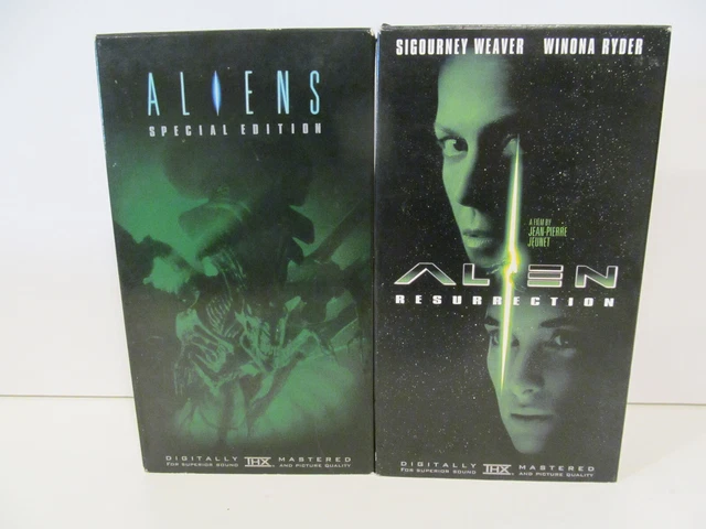 ALIEN HORROR VHS Lot Movies 2 & 4 Sequels Aliens Video Tapes £9.70 ...