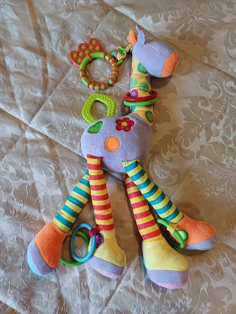 JELLYCAT 'JELLYKITTEN' HOOPY Loopy Giraffe Clip On Pram Toy £5.00 ...