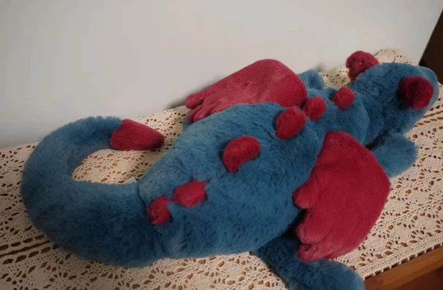 JELLYCAT LARGE DEXTER Dragon Plush Toy Mythical Animal Valentine's Day ...