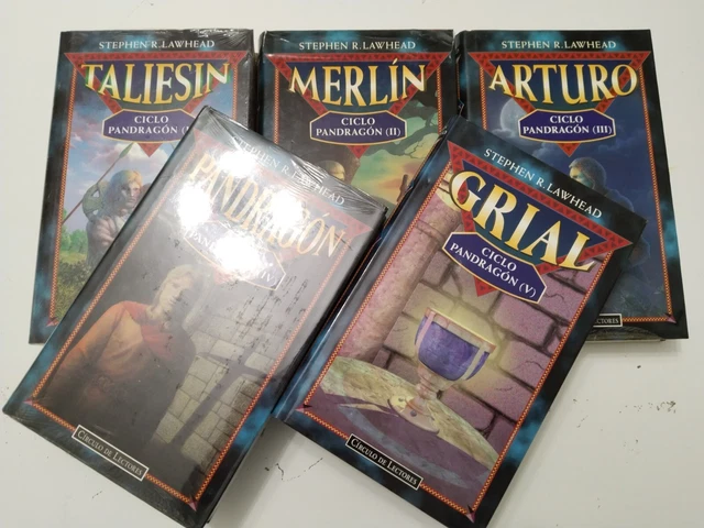 PANDRAGON CYCLE COMPLETE Taliesin Merlin Arturo Pendragon Grail Circle ...