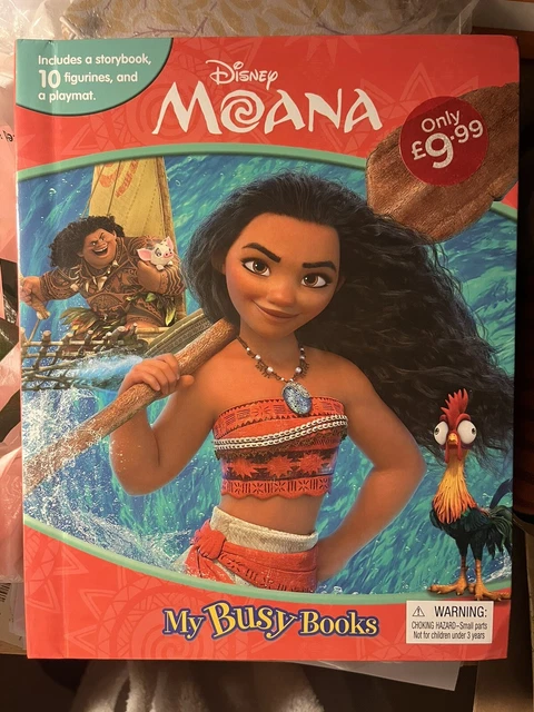 DISNEY MOANA - My Busy Book (Storybook, 10 personaggi e tappetino da ...