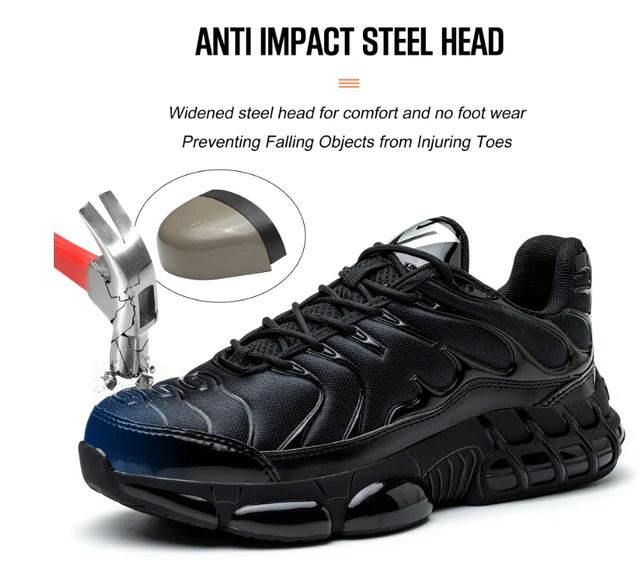 2025MENS WOMENS LIGHTWEIGHT Safety Shoes Steel Toe Cap Work Boots ...