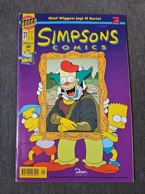 DIE SIMPSONS COMIC Heft Nr. 21 Comics Hefte Bart Simpson Horror-Show ...
